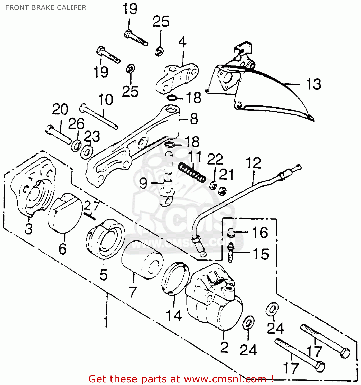 Honda CB750A 750 HONDAMATIC 1976 USA parts lists and schematics
