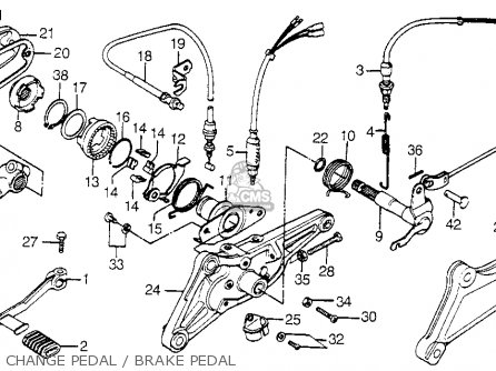 Honda CB750A 750 HONDAMATIC 1977 USA parts lists and schematics
