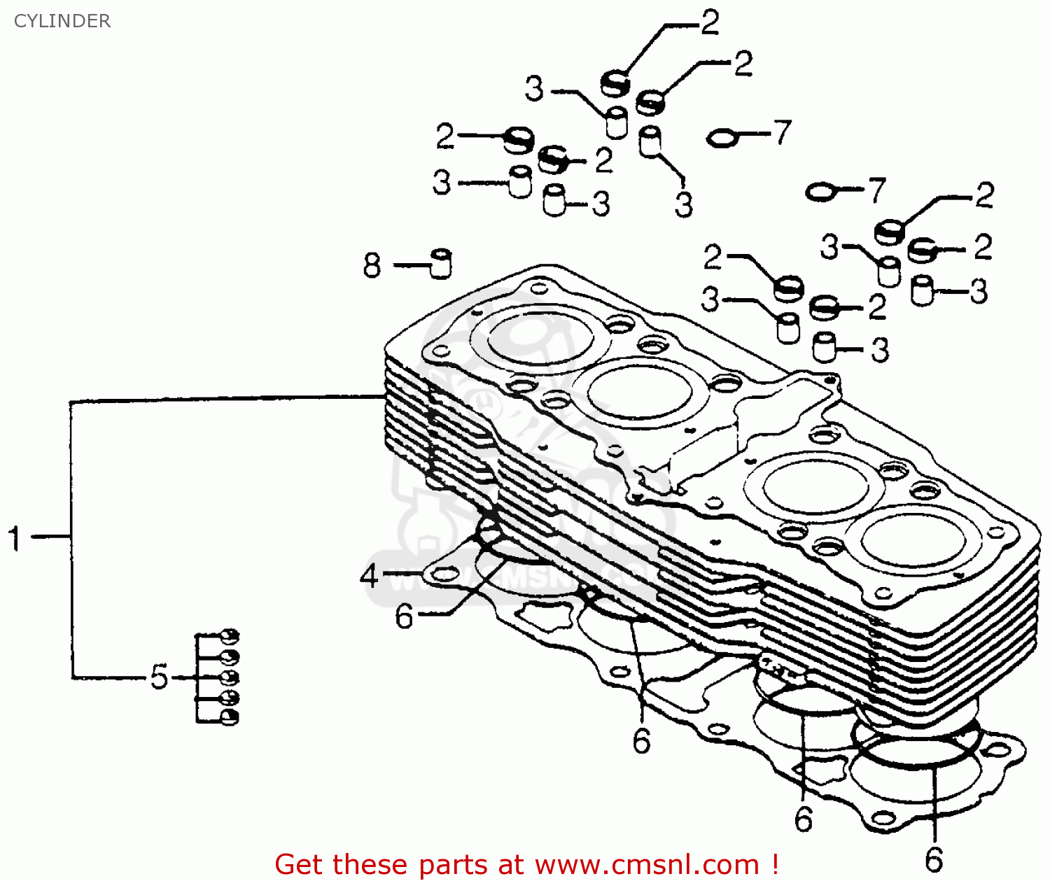 Honda CB750A 750 HONDAMATIC 1977 USA parts lists and schematics