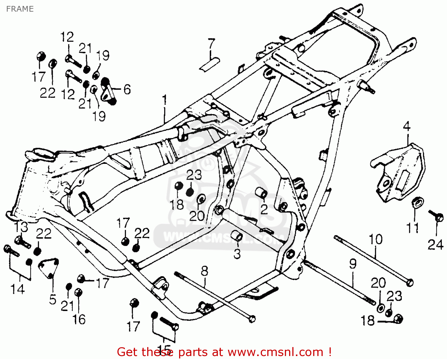 Honda CB750A 750 HONDAMATIC 1977 USA Stücklisten und Schaltpläne