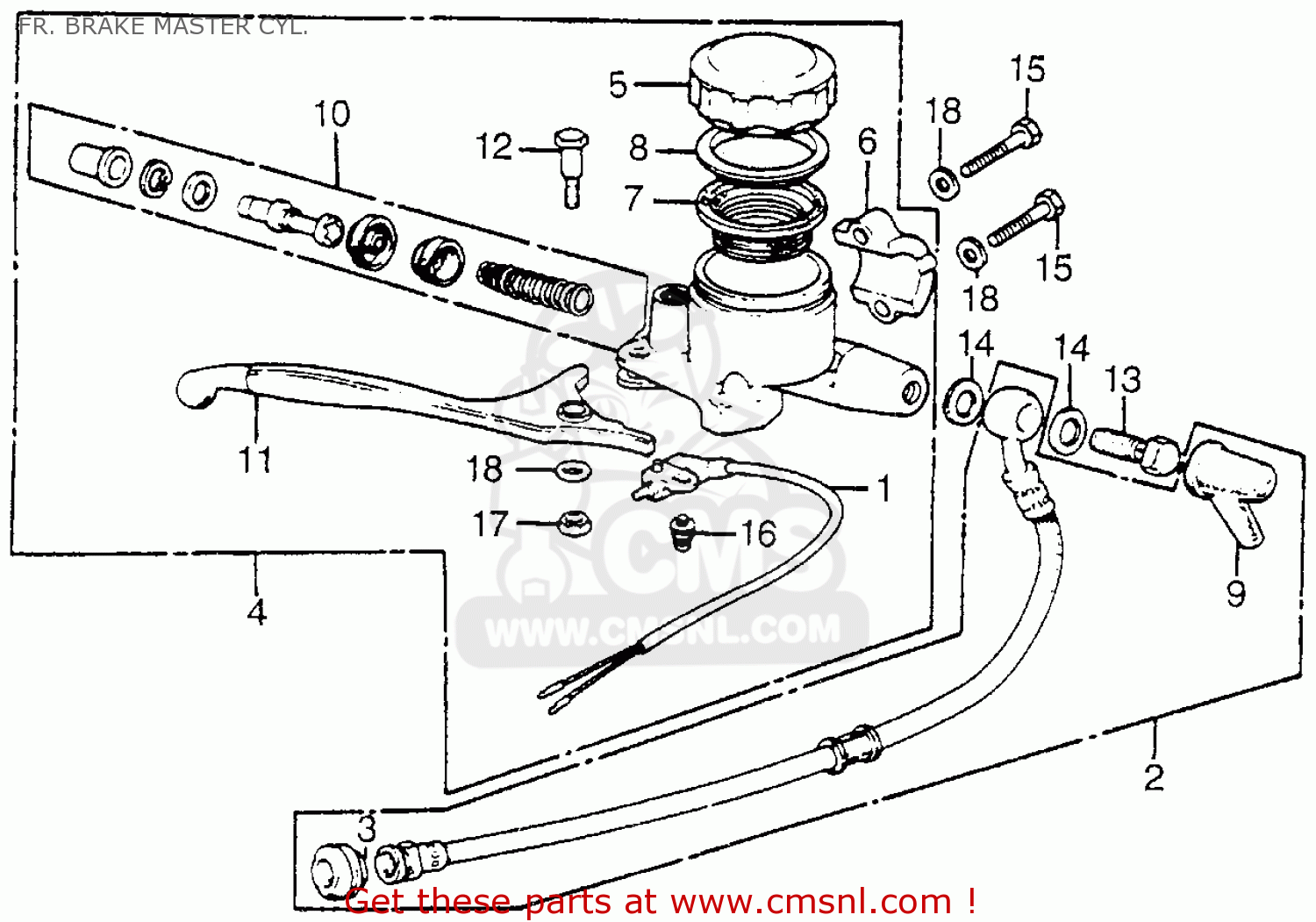 Honda CB750A 750 HONDAMATIC 1978 USA parts lists and schematics