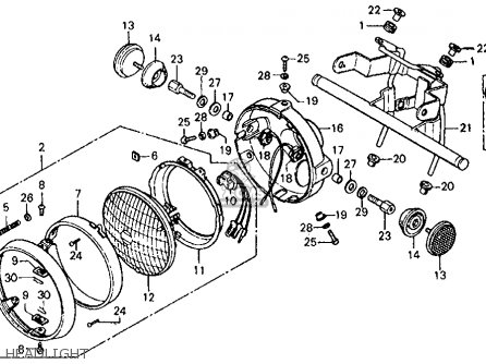 Honda CB750F 750 SUPER SPORT 1975 USA parts lists and schematics