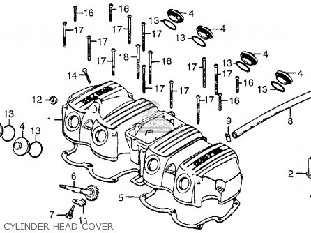 Honda CB750F2 750 SUPER SPORT 1977 USA parts lists and schematics