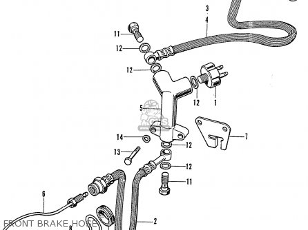Honda CB750K2 FOUR ENGLAND parts lists and schematics
