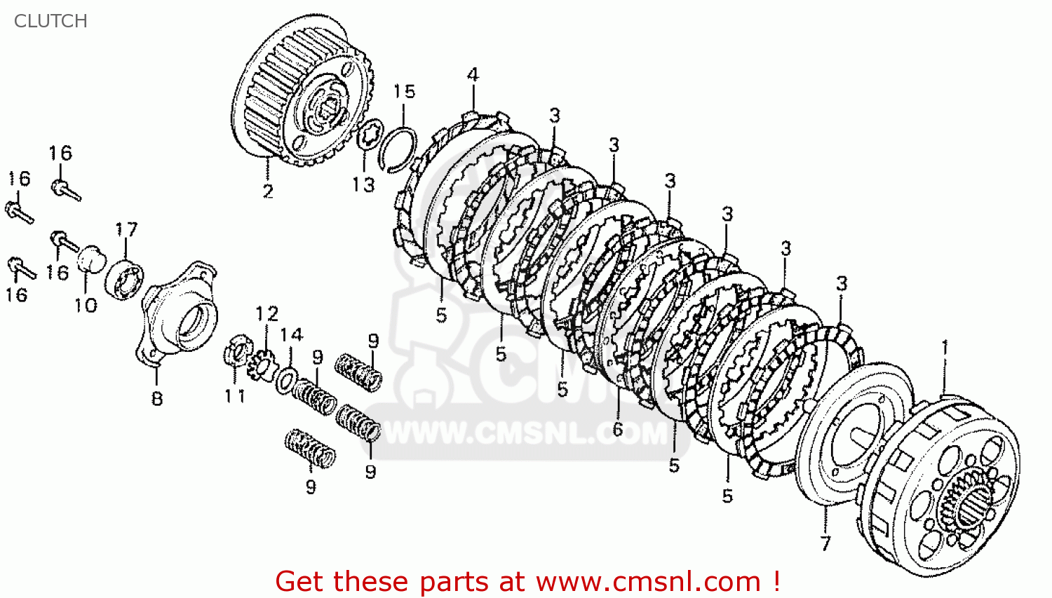 Honda Honda CB750K8 FOUR CANADA parts lists and schematics