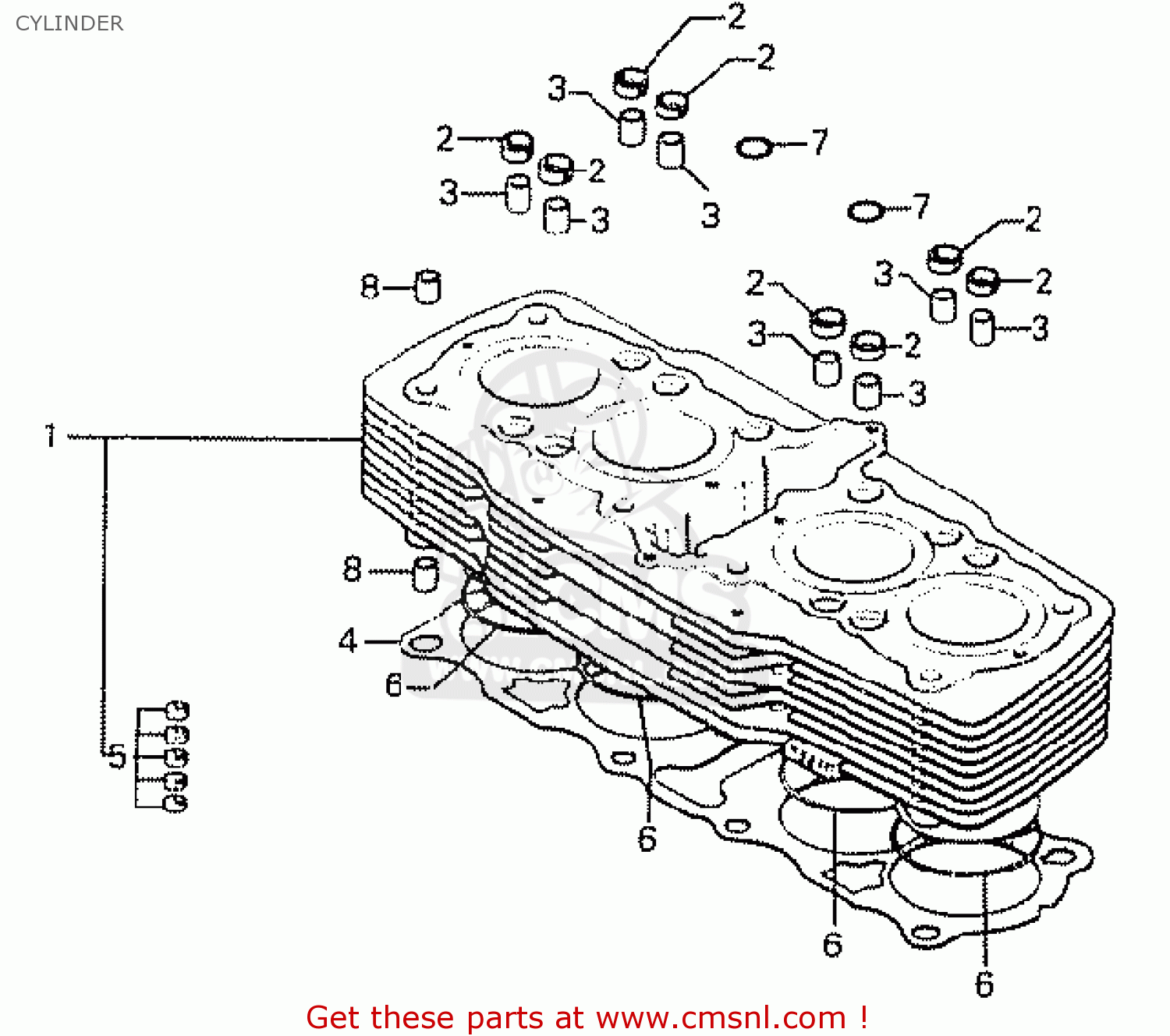 Honda Honda CB750K8 FOUR CANADA parts lists and schematics