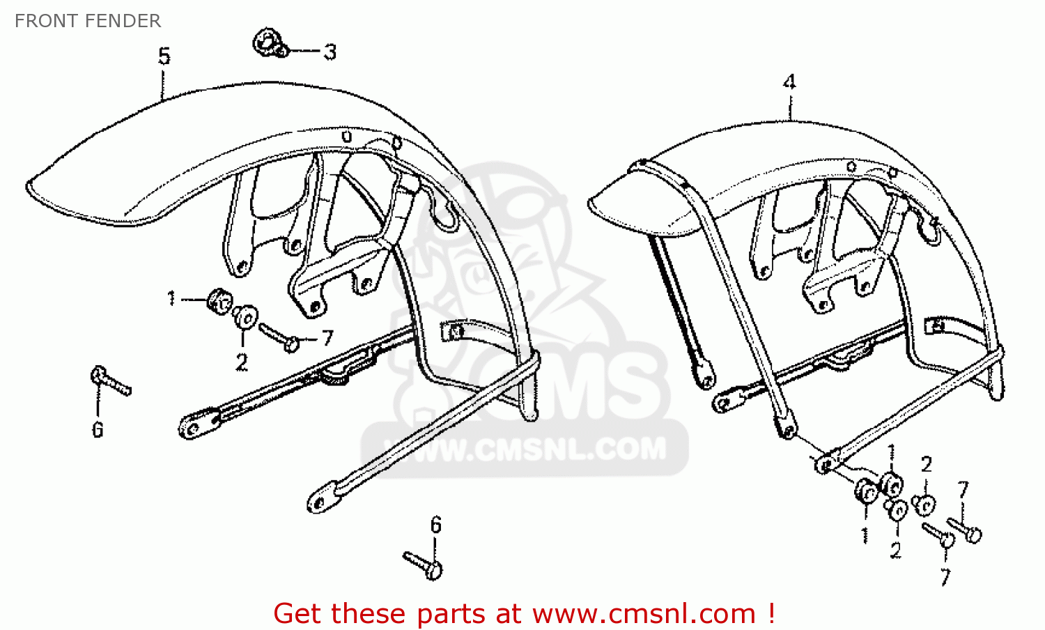 Honda Honda CB750K8 FOUR CANADA parts lists and schematics