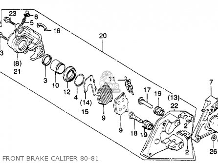 Honda CB900C 900 CUSTOM 1980 (A) USA parts lists and schematics