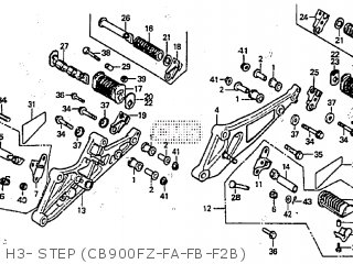 Honda CB900F 1981 (B) parts lists and schematics