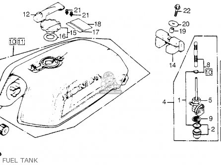 Honda CB900F 900 SUPER SPORT 1981 (B) USA parts lists and schematics