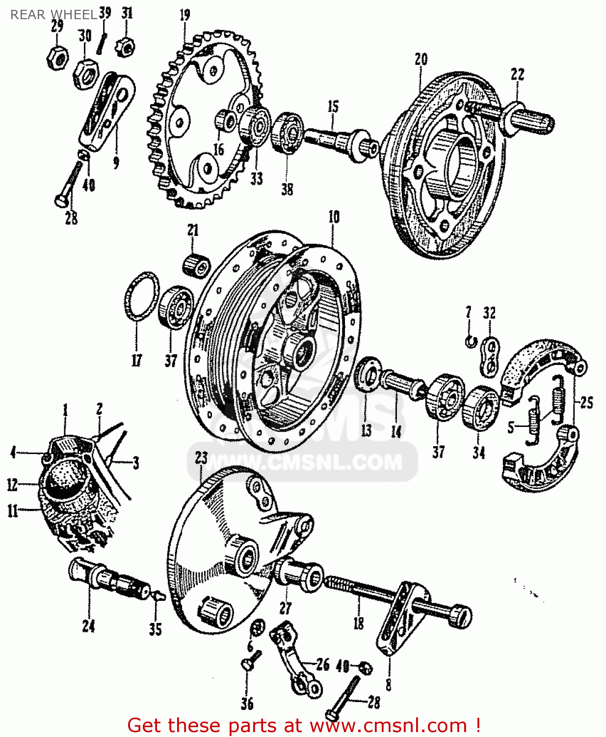 Honda Honda CB92 BENLY SUPER SPORT GENERAL EXPORT parts lists and ...