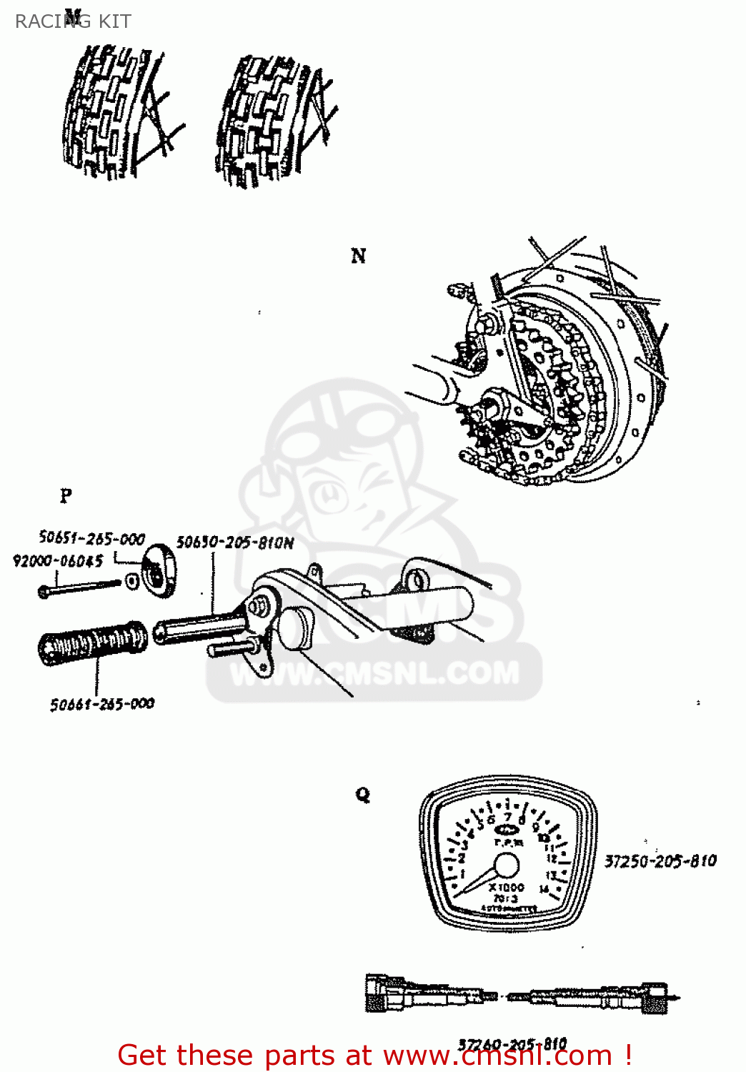 Honda CB95 BENLY SUPER SPORT GENERAL EXPORT RACING KIT - buy RACING KIT ...