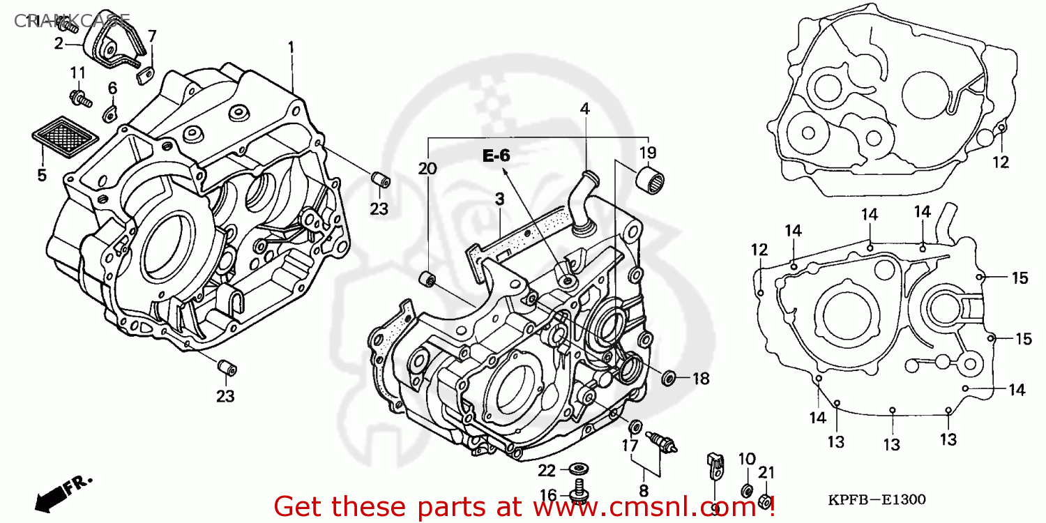 Honda CBF250 2006 (6) AUSTRALIA CRANKCASE - buy CRANKCASE spares online