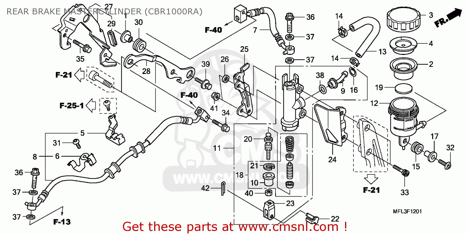 Honda CBR1000RA 2009 (9) KOREA / TYPE 2 ABS HRC REAR BRAKE ...