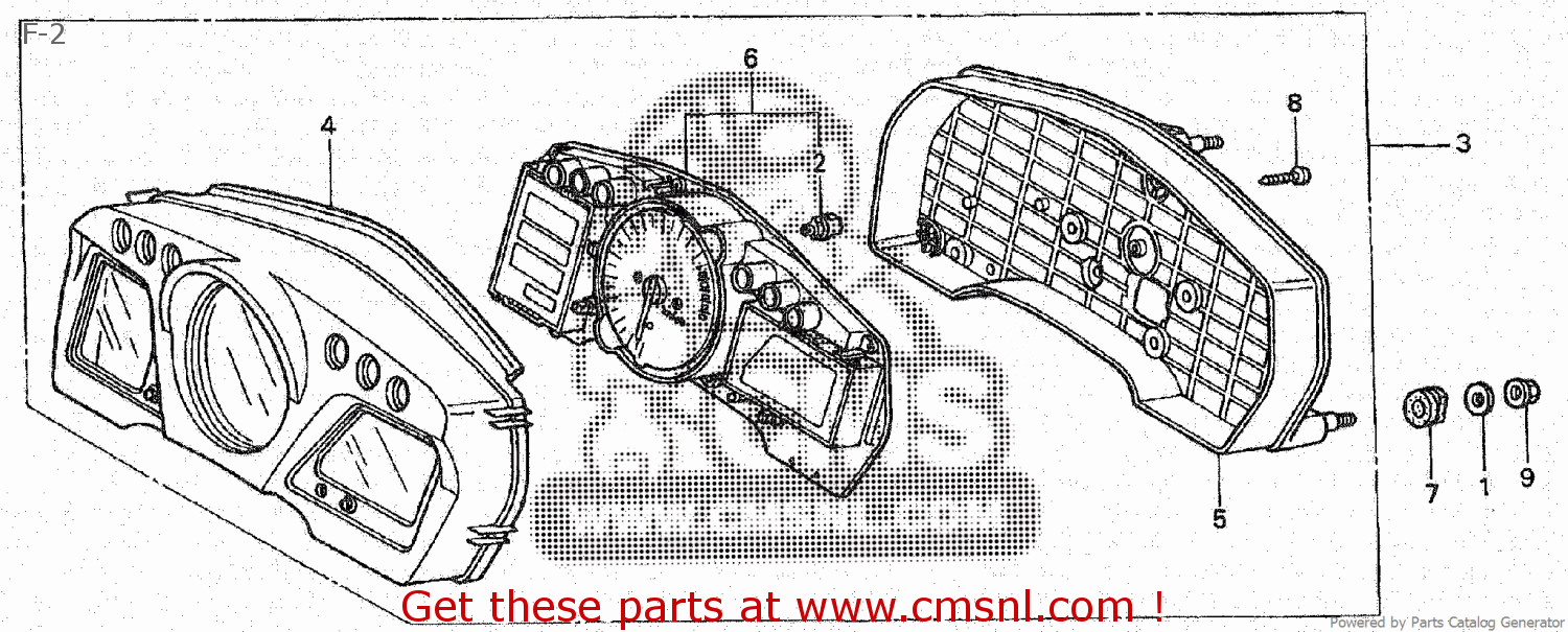 Honda CBR1100XX 2001 (1) JAPAN SC35-100 F-2 - buy F-2 spares online