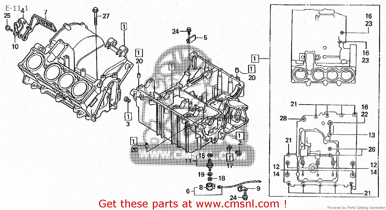 Honda CBR250R 1988 (J) JAPAN MC19-100 E-11-1 - buy E-11-1 spares online