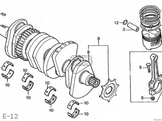 Honda CBR250R 1988 (J) JAPAN MC19-100 parts lists and schematics