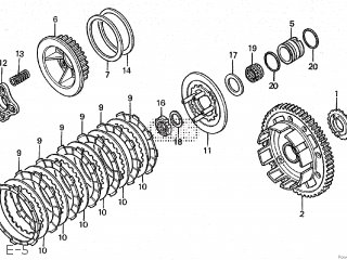 Honda CBR250R 1988 (J) JAPAN MC19-100 parts lists and schematics