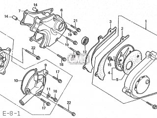 Honda CBR250R 1988 (J) JAPAN MC19-100 parts lists and schematics