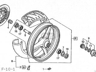 Honda CBR250R 1988 (J) JAPAN MC19-100 parts lists and schematics