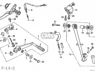 Honda CBR250R 1988 (J) JAPAN MC19-100 parts lists and schematics
