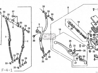 Honda CBR250R 1988 (J) JAPAN MC19-100 parts lists and schematics