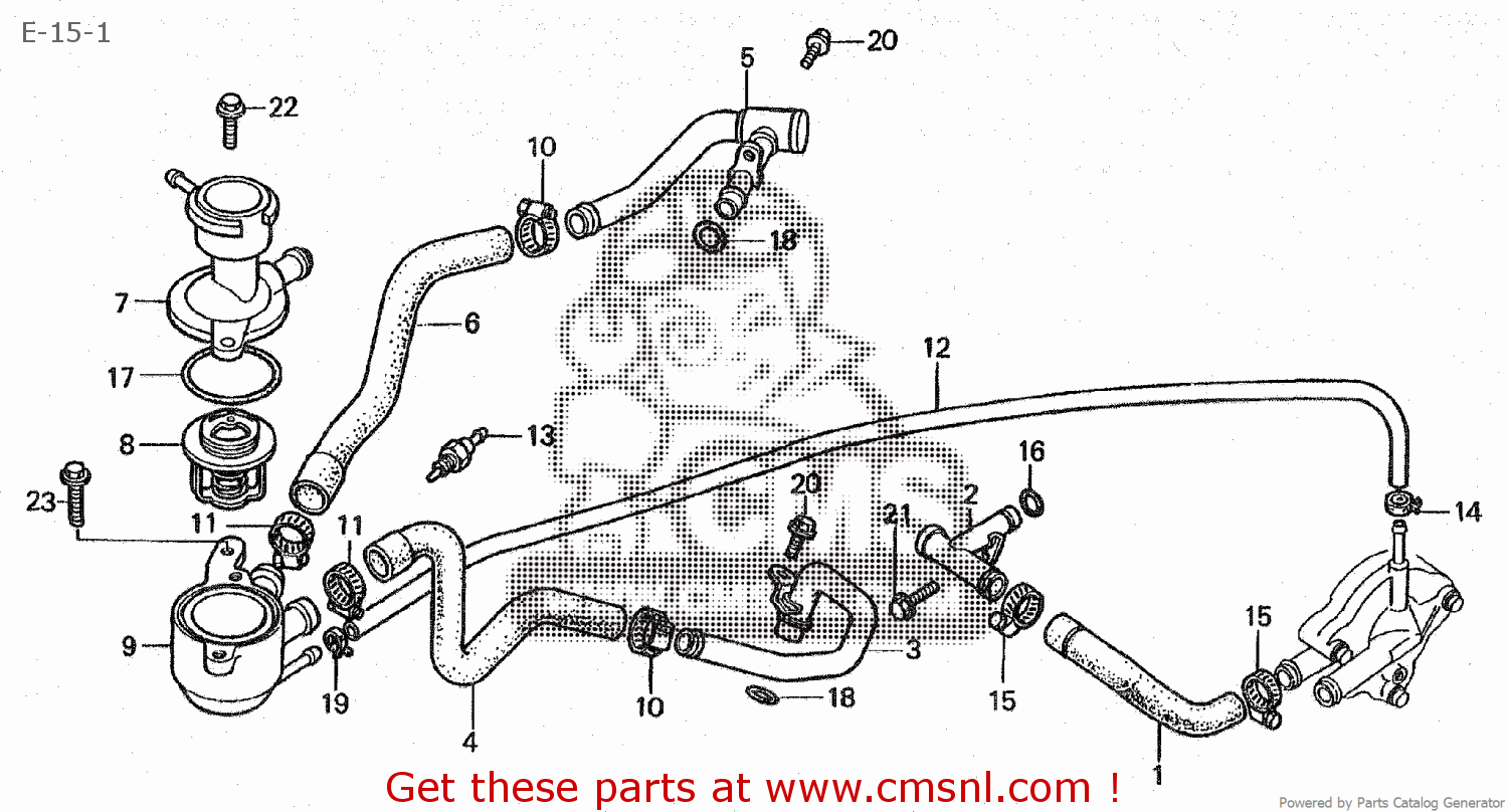 Honda CBR250R 1988 (J) JAPAN MC19-100 parts lists and schematics