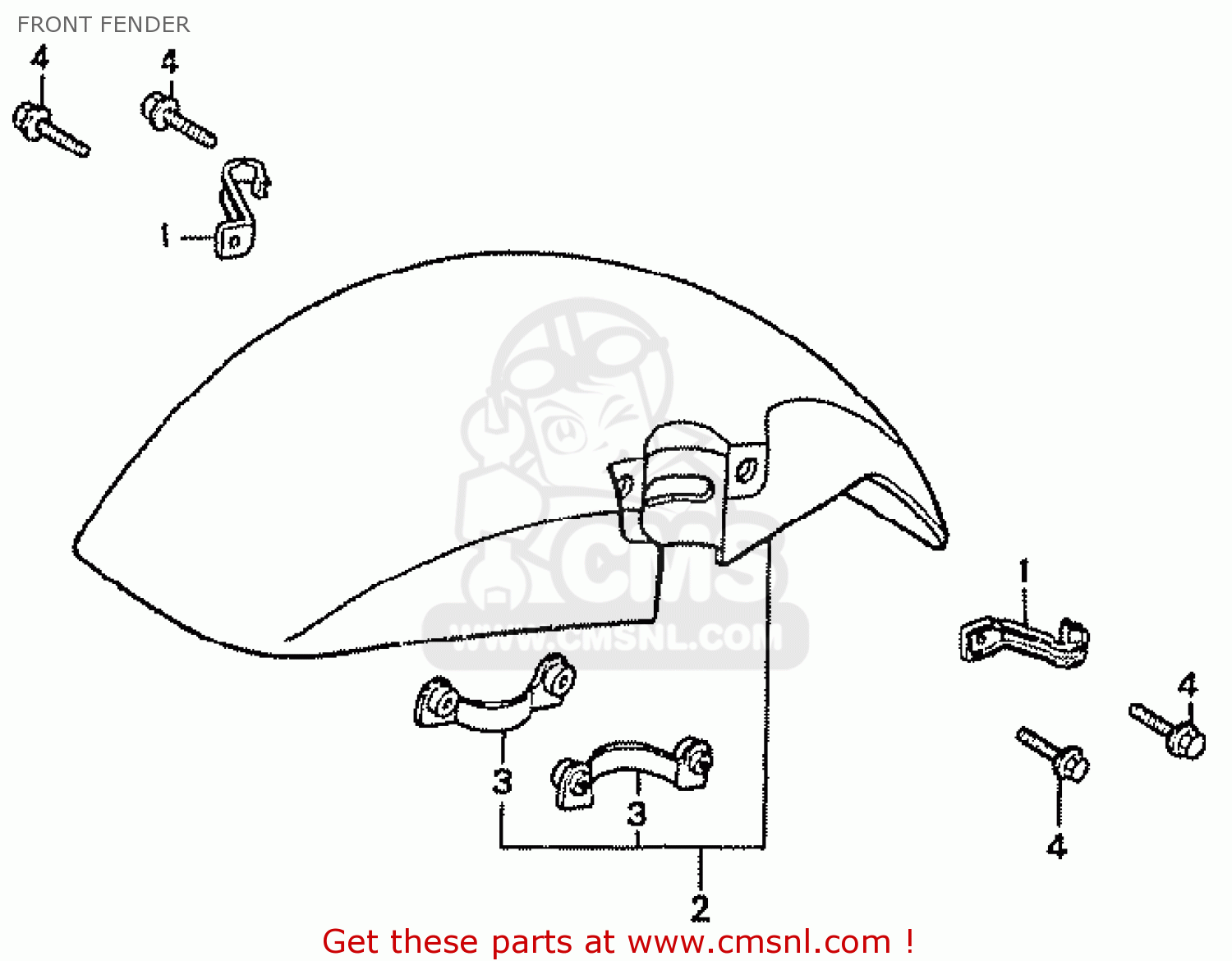 Honda CBR250RR MC22 1994 (R) JAPAN / TYPE 2 parts lists and schematics