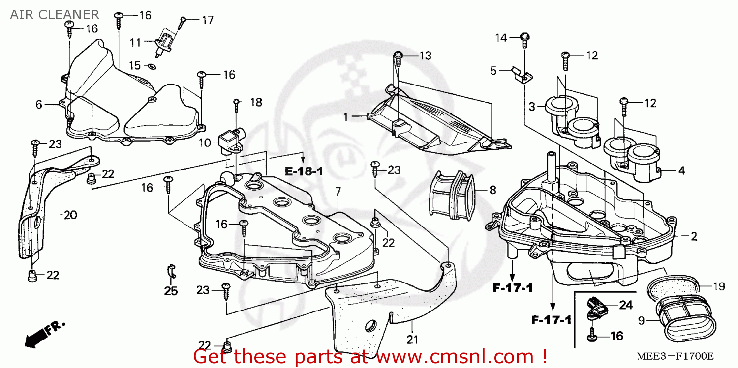 Honda CBR600RR 2006 (6) GERMANY / SPC AIR CLEANER - buy AIR CLEANER ...