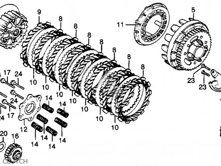 Honda CBX1000 SUPERSPORT 1979 (Z) USA parts lists and schematics