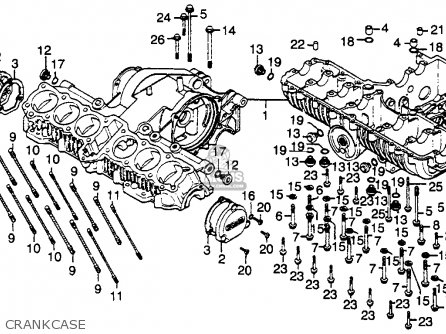 Honda CBX1000 SUPERSPORT 1979 (Z) USA parts lists and schematics