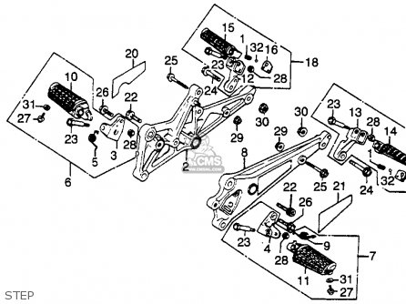 Honda CBX1000 SUPERSPORT 1980 (A) USA parts lists and schematics