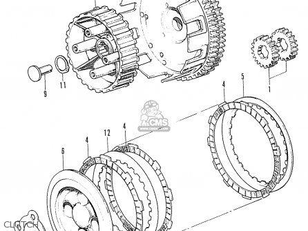 Honda CD175 A4 ENGLAND parts lists and schematics