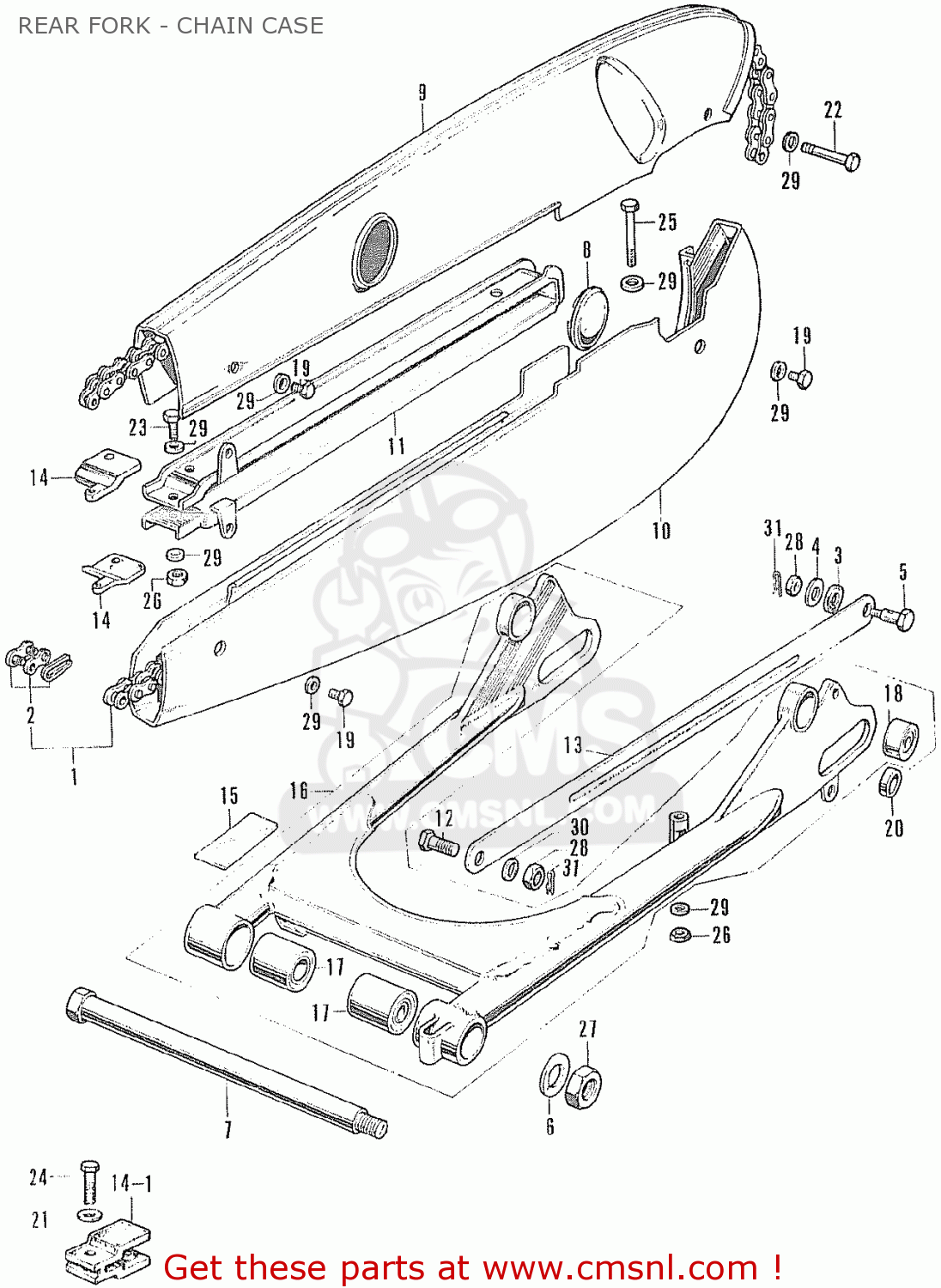 Honda CD175 K3 GENERAL EXPORT parts lists and schematics