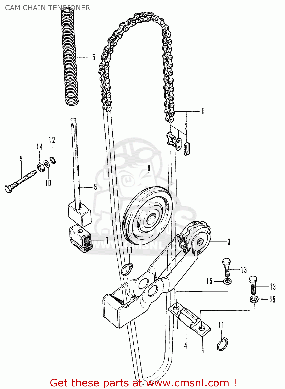Honda CD175 K4 CANADA parts lists and schematics