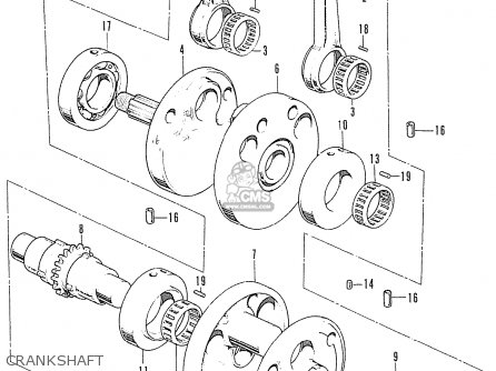Honda Honda CD175 K4 CANADA parts lists and schematics