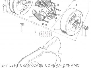 Honda CD70 parts lists and schematics