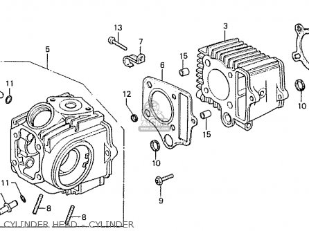 Honda CD70B GENERAL EXPORT TYPE 4 parts lists and schematics