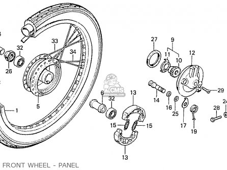 Honda CD70B GENERAL EXPORT TYPE 4 parts lists and schematics