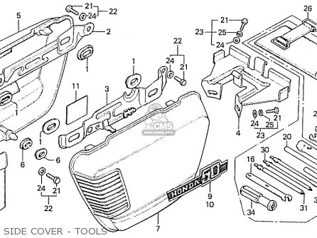 Honda CD70B GENERAL EXPORT TYPE 4 parts lists and schematics