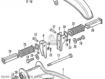 Honda CF70 CHALY GENERAL EXPORT ENGLAND AUSTRALIA FRANCE parts lists ...