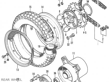 Honda CF70 CHALY GENERAL EXPORT ENGLAND AUSTRALIA FRANCE parts lists ...