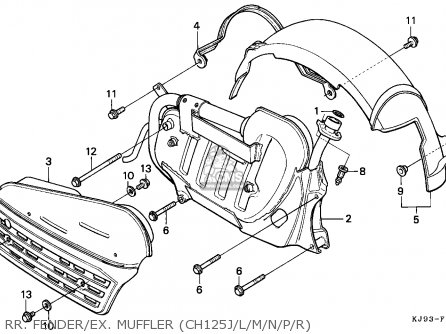 Honda CH125 SPACY 1988 (Y) SWITZERLAND parts lists and schematics