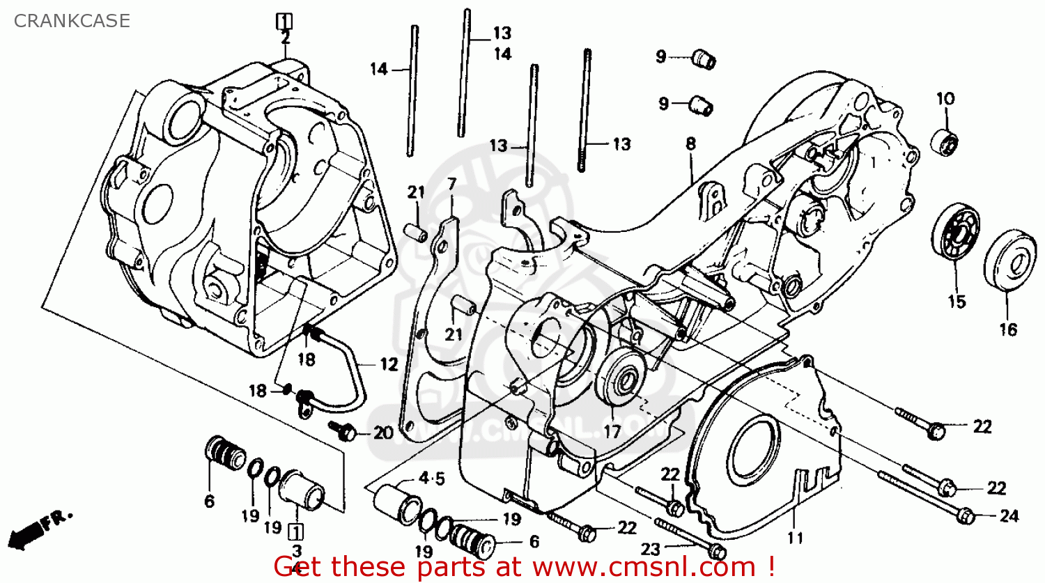 Honda CH150 ELITE 150 1985 (F) USA parts lists and schematics