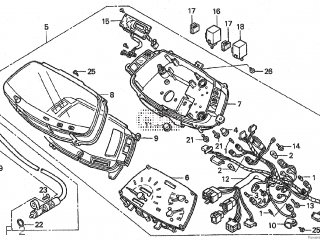 Honda CH250 1993 (P) FREEWAY JAPAN TYPE 2 MF03-110 parts lists and schematics