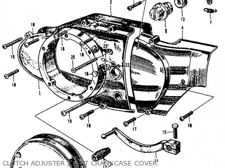 Honda CL160 SCRAMBLER 1966 USA parts lists and schematics