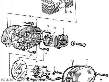 Honda CL160 SCRAMBLER 1966 USA parts lists and schematics