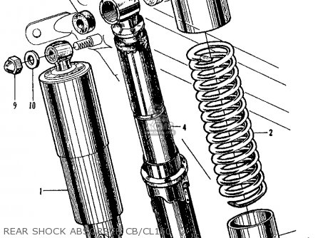 Honda CL160 SCRAMBLER 1966 USA parts lists and schematics