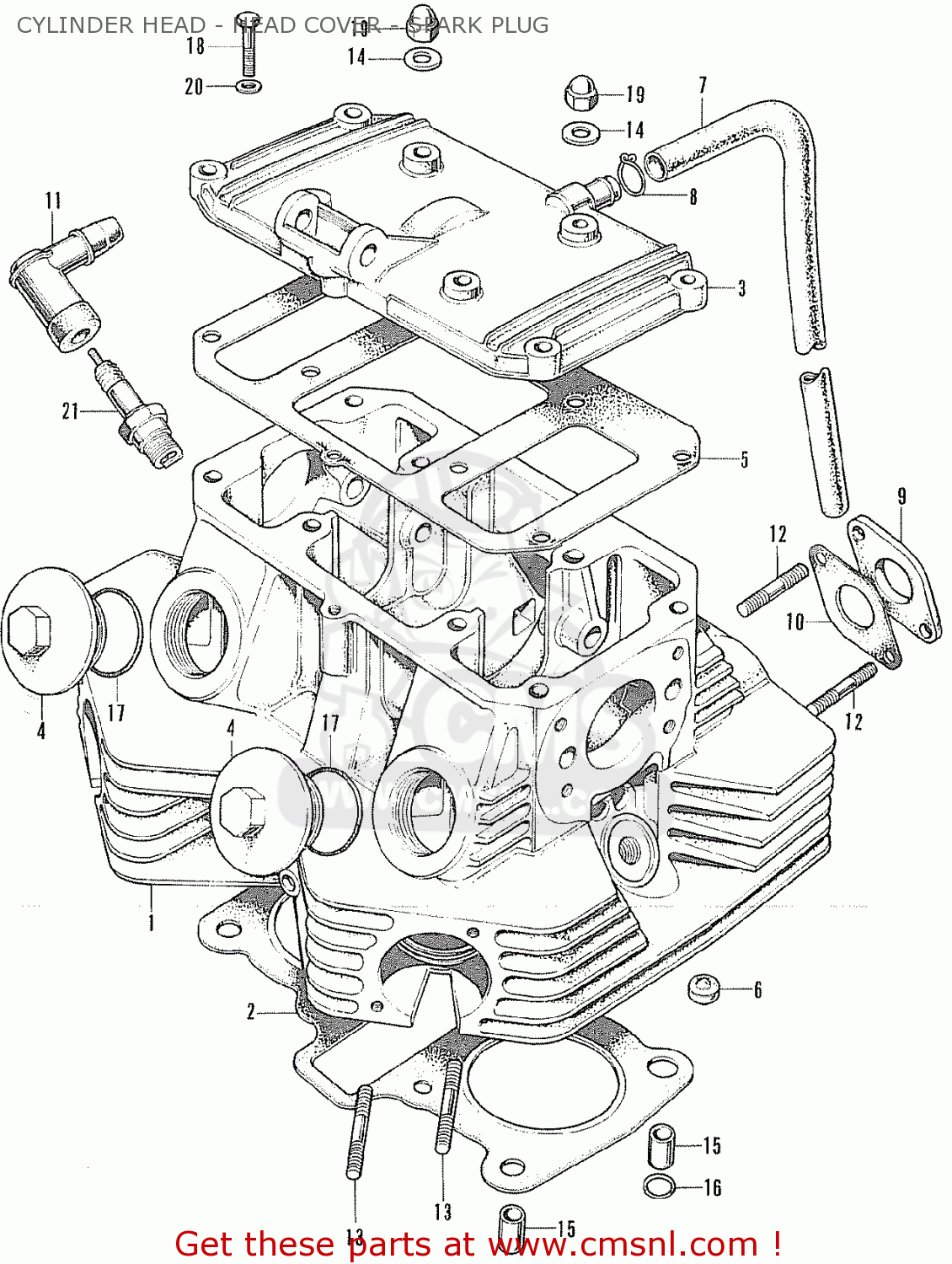 Honda Honda CL175 SCRAMBLER 1971 K5 USA parts lists and schematics
