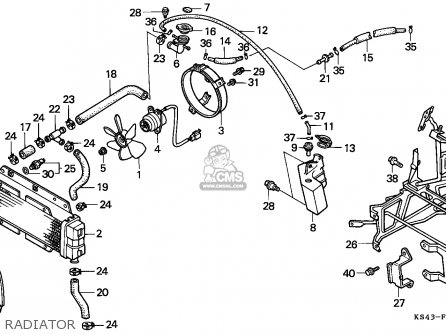 Honda CN250 HELIX 1986 (G) CANADA / KPH parts lists and schematics